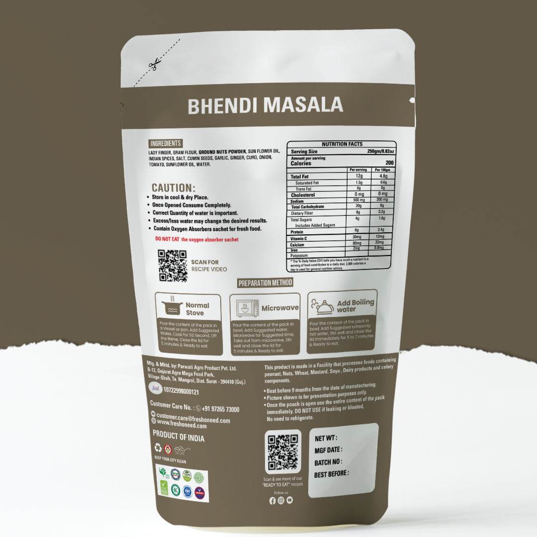 Bhendi Masala | Authentic Ready-to-Eat Freeze-Dried Indian Curry ...