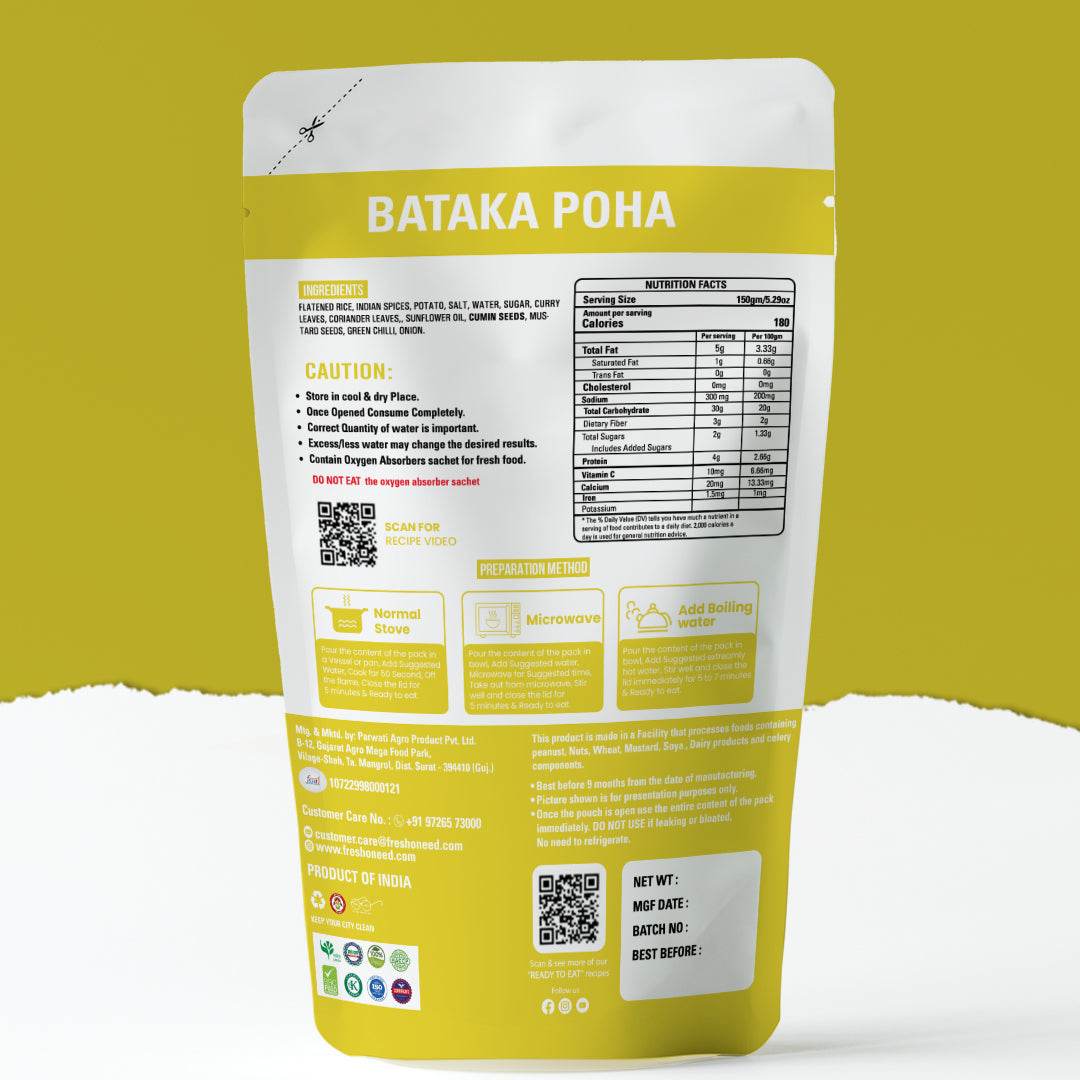 Buy bataka pauva | Ready to eat freeze dried food by Freshoneed